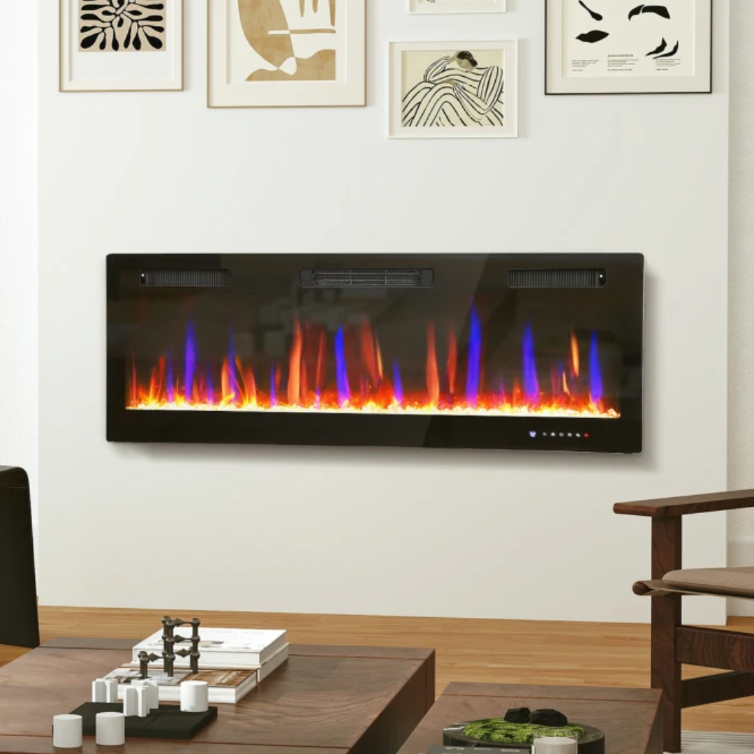 Floating & Wall Mounted Electric Fireplaces
